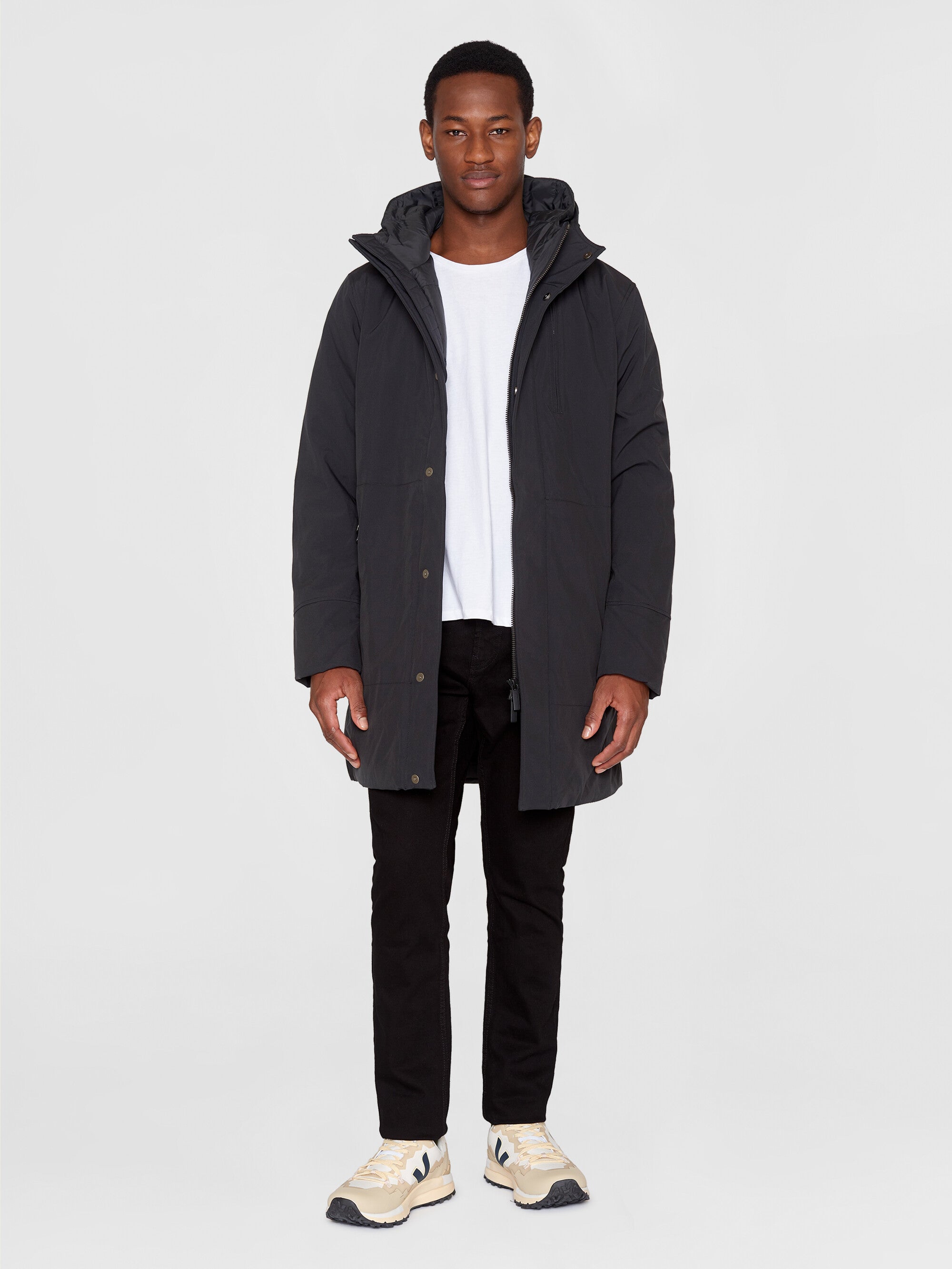 Buy Long soft shell jacket CLIMATE SHELL™ - Black Jet - from ...